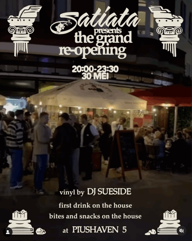 satiata the grand re-opening - Regelloos - je alternatieve agenda van tilburg